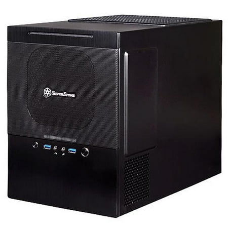 SilverStone Tech Inc SG10B Black, Small form factor, Support Micro-ATX ...