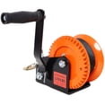 CQSXDA 1200LBS Hand Winch with 19.6ft Steel Cable, Two-Way Ratchet ...