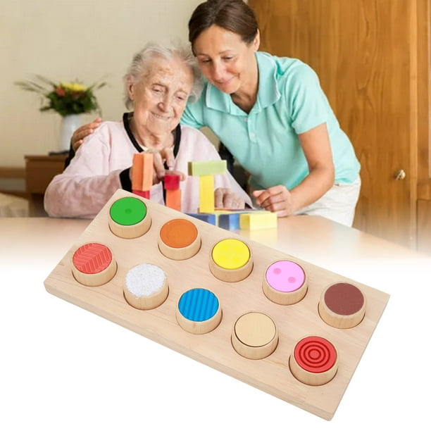 Wooden Memory Matching Toy, Color Recognition Promote Coordination ...