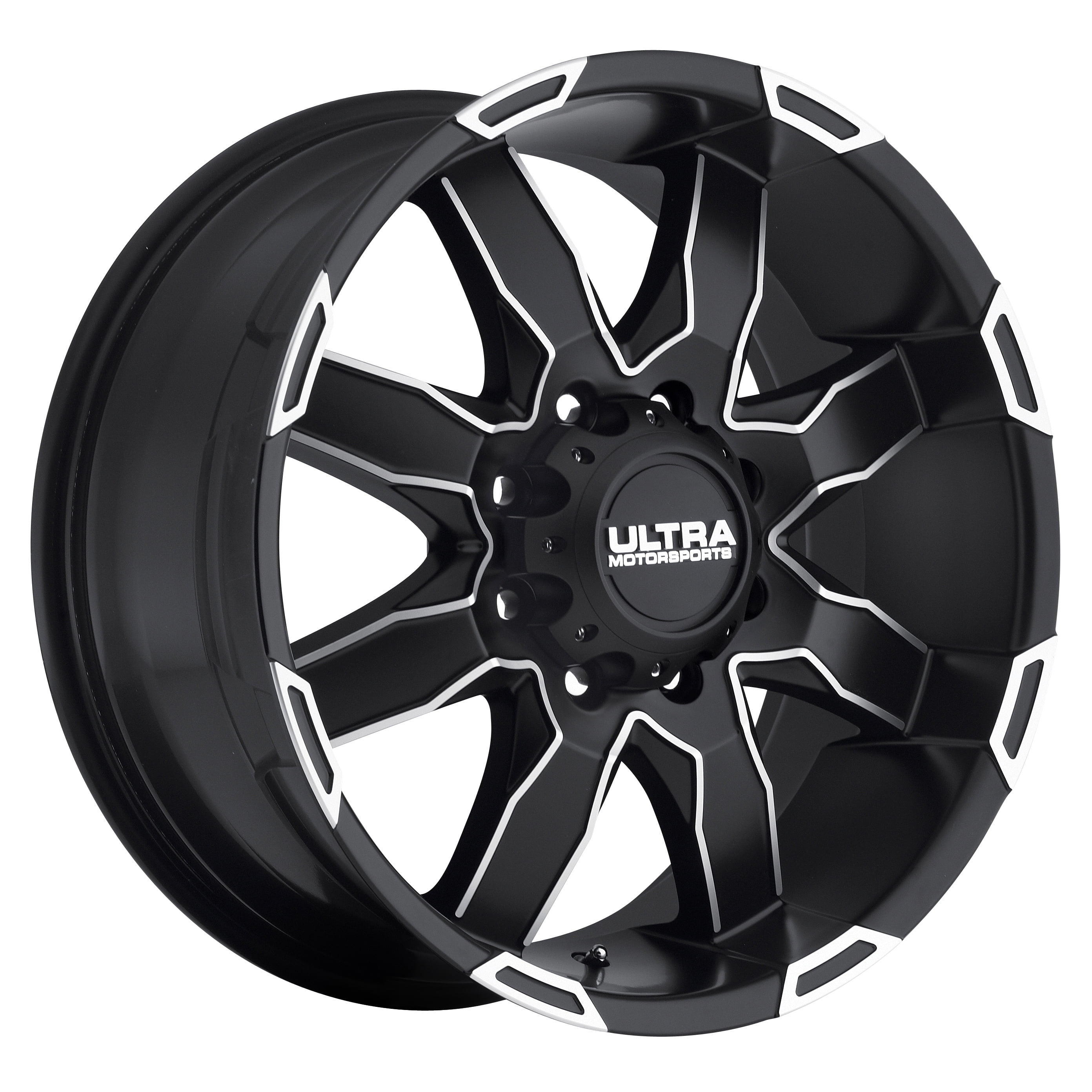 17" Black With Diamond Cut Accents Phantom 225 Wheel by Ultra Wheel 225 ...