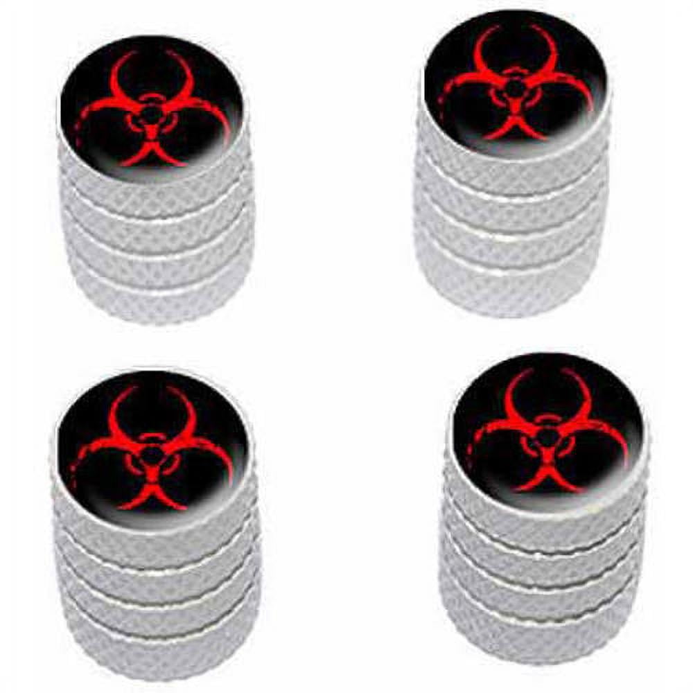 Zombie Outbreak Response Vehicle Red Biohazard Tire Rim Wheel Aluminum ...