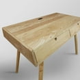 Freedom Desk with USB Ports Made of Solid American Oak - Walmart.com