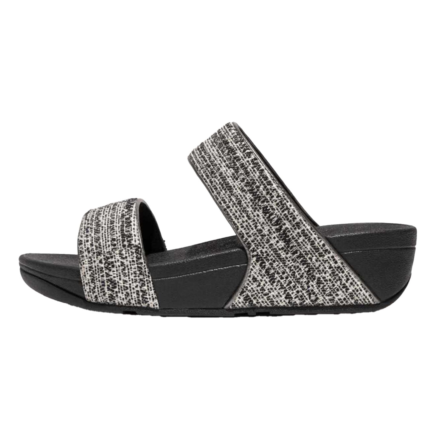 Click here for Fitflop Fit Flop Womens Lulu Shimmer Weave Sliders... prices