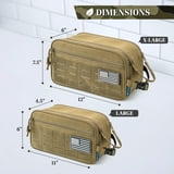 Pavilia Extra Large Tactical Toiletry Bag for Men, Hygiene Travel Bag ...