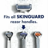 Gillette SkinGuard Men's Razor Blade Refills, 8 Cartridges, Lubrication ...