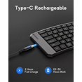 MoKo Foldable Bluetooth Keyboard, Ergonomic Keyboard with Bluetooth ...