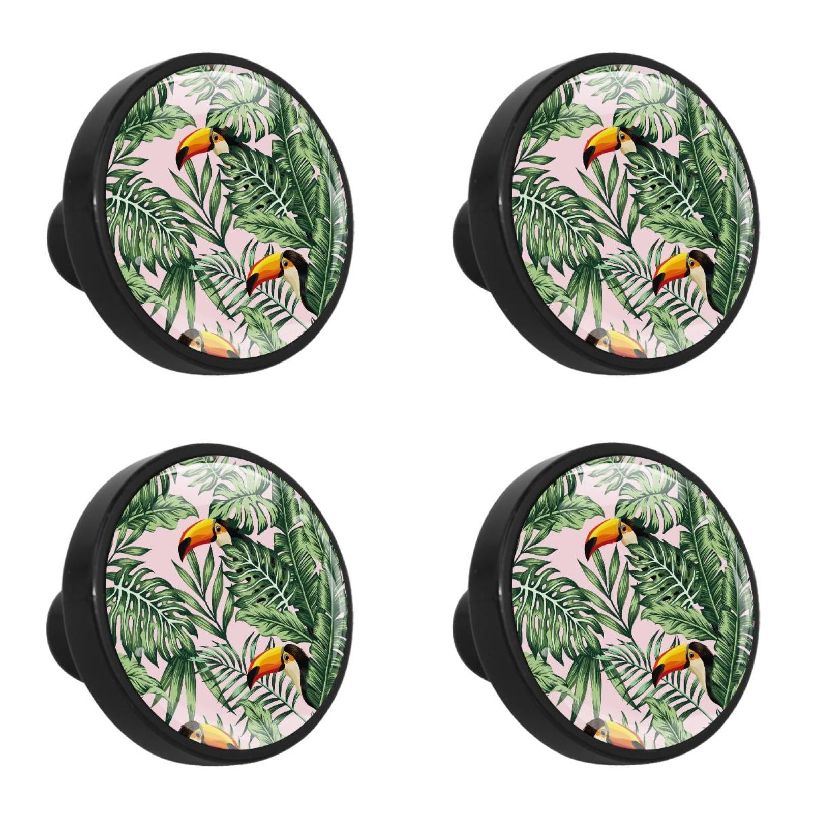 4 Pcs Tropical Jungle Toucan Knobs for Kitchen Cabinet Cupboard Dresser ...