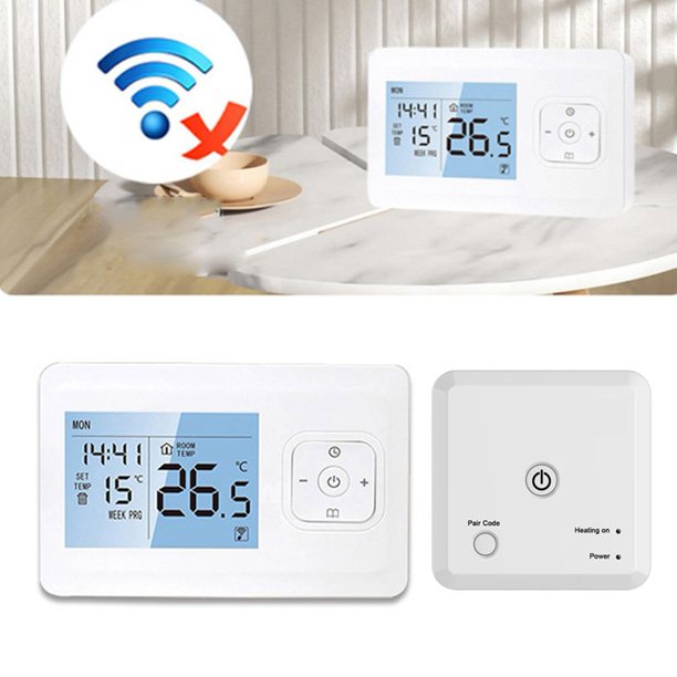 Room Thermostat Ditgital Wall Mounted Water Floor Heating Controller ...