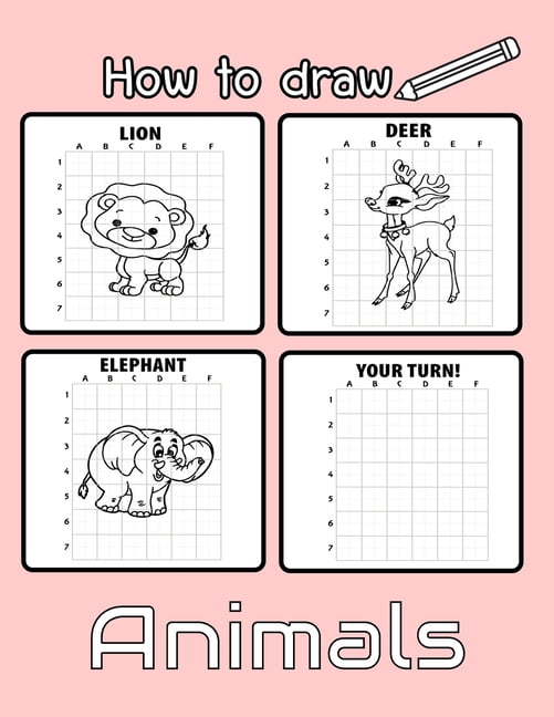 How to Draw Animal: Easy Step to draw variety Animals Cats Dogs Fish ...