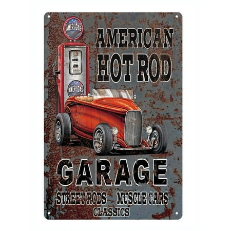 American Hot Rod Garace Street Rods Musclecars Classics metal tin sign ...