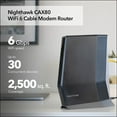 NETGEAR Nighthawk Cable Modem with Built-in WiFi 6 Router (CAX80 ...