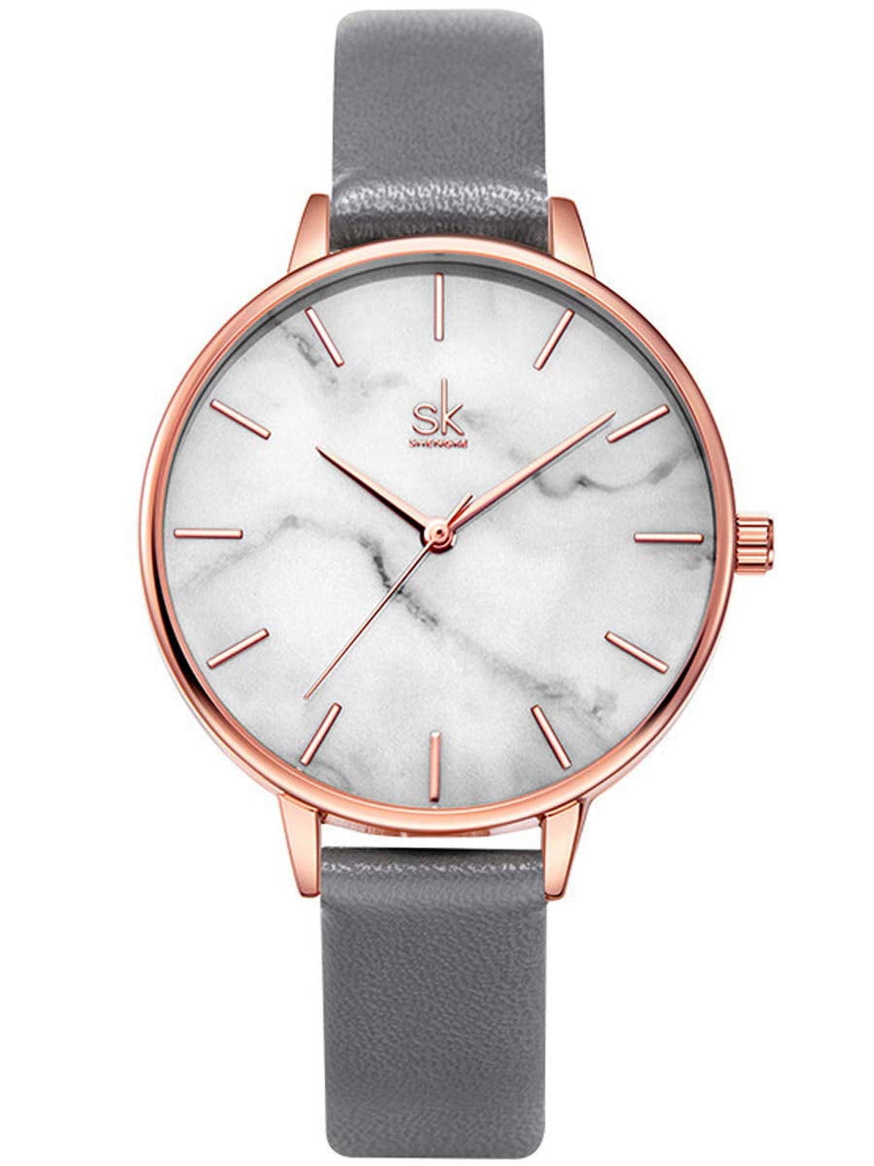 Reloj de pulsera minimalista para mujer, ultraplano y elegante ...