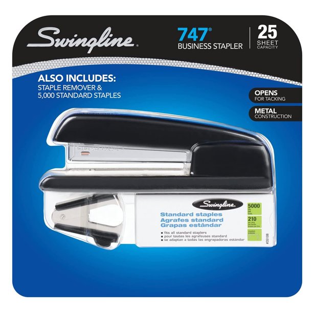 Swingline 747 Business Stapler Value Pack, Includes Staples & Staple ...