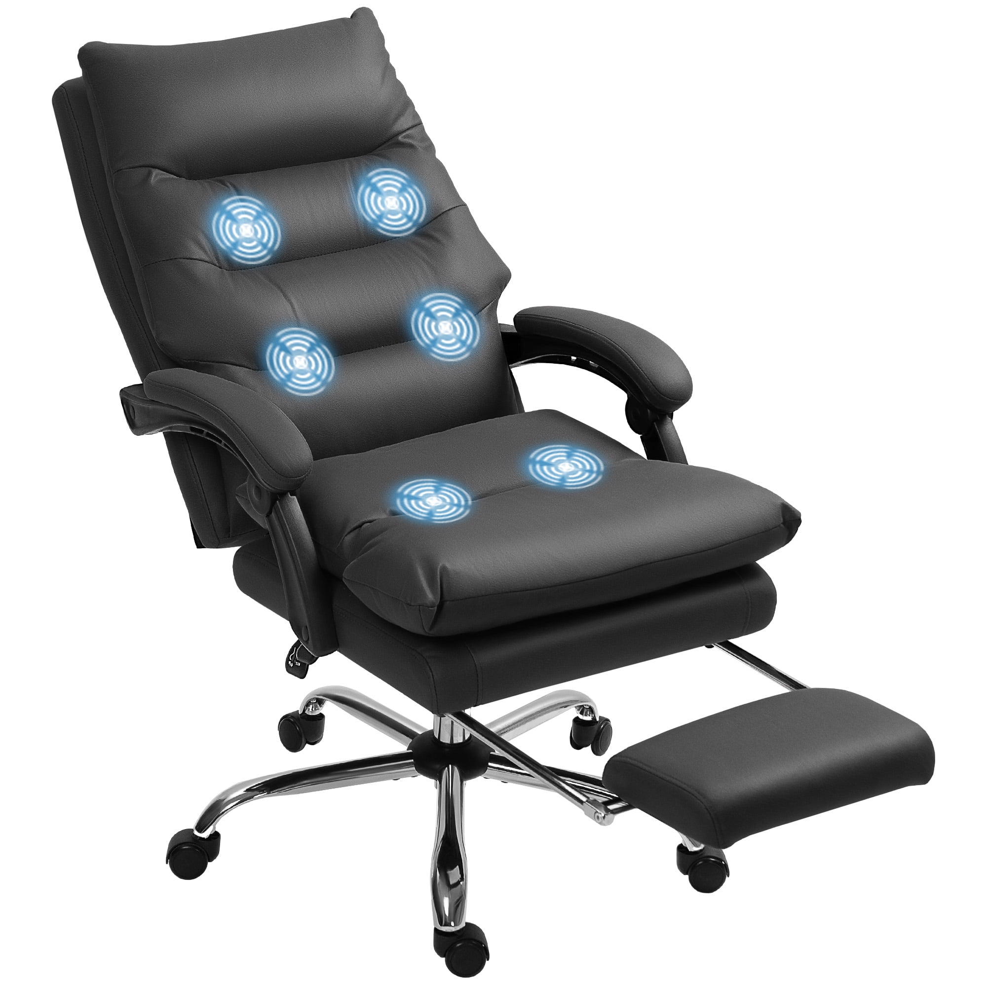 Click here for Vinsetto Microfibre Vibration Massage Office Chair... prices