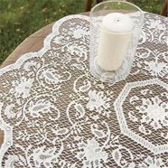 Heritage Lace Tea Rose Table Topper - Walmart.com