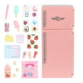 Real Littles Desktop Caddy, Mini Pink Fridge with 20+ Stationery ...