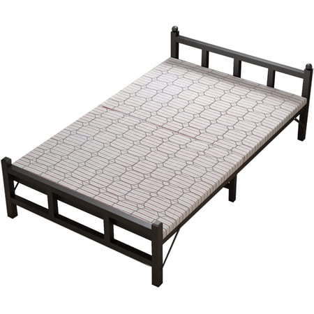 Metal Portable Platforma Bed Frame, Space Saving Guest Rooms Mattress ...