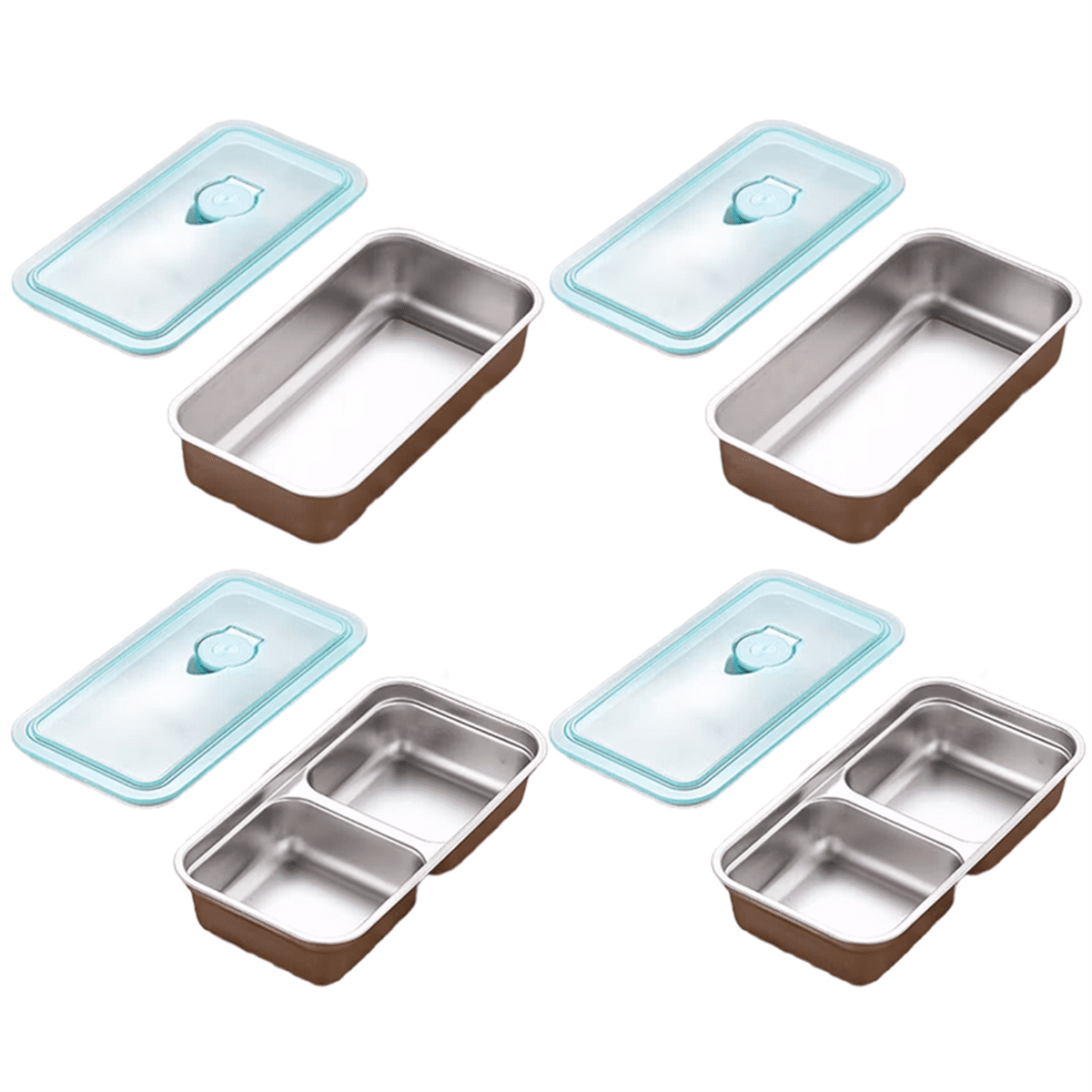 Click here for Unbranded 4 Pack Stainless Steel Containers Reusab... prices