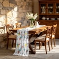 Bohemia Art 10 ft Cheesecloth Table Runner for Wedding 27"x120", Orange ...