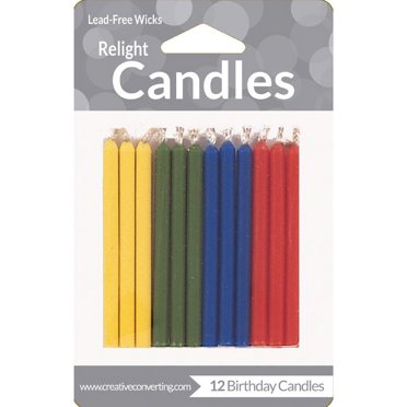 288 Count Bulk Pack Iridescent Spiral Candles - Walmart.com