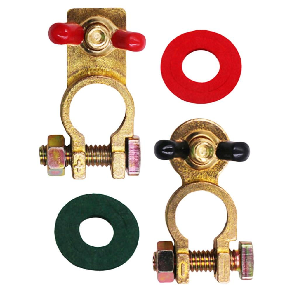 Tohuu Battery Terminal 2 Pcs Top Post Batteries Connectors Quick ...