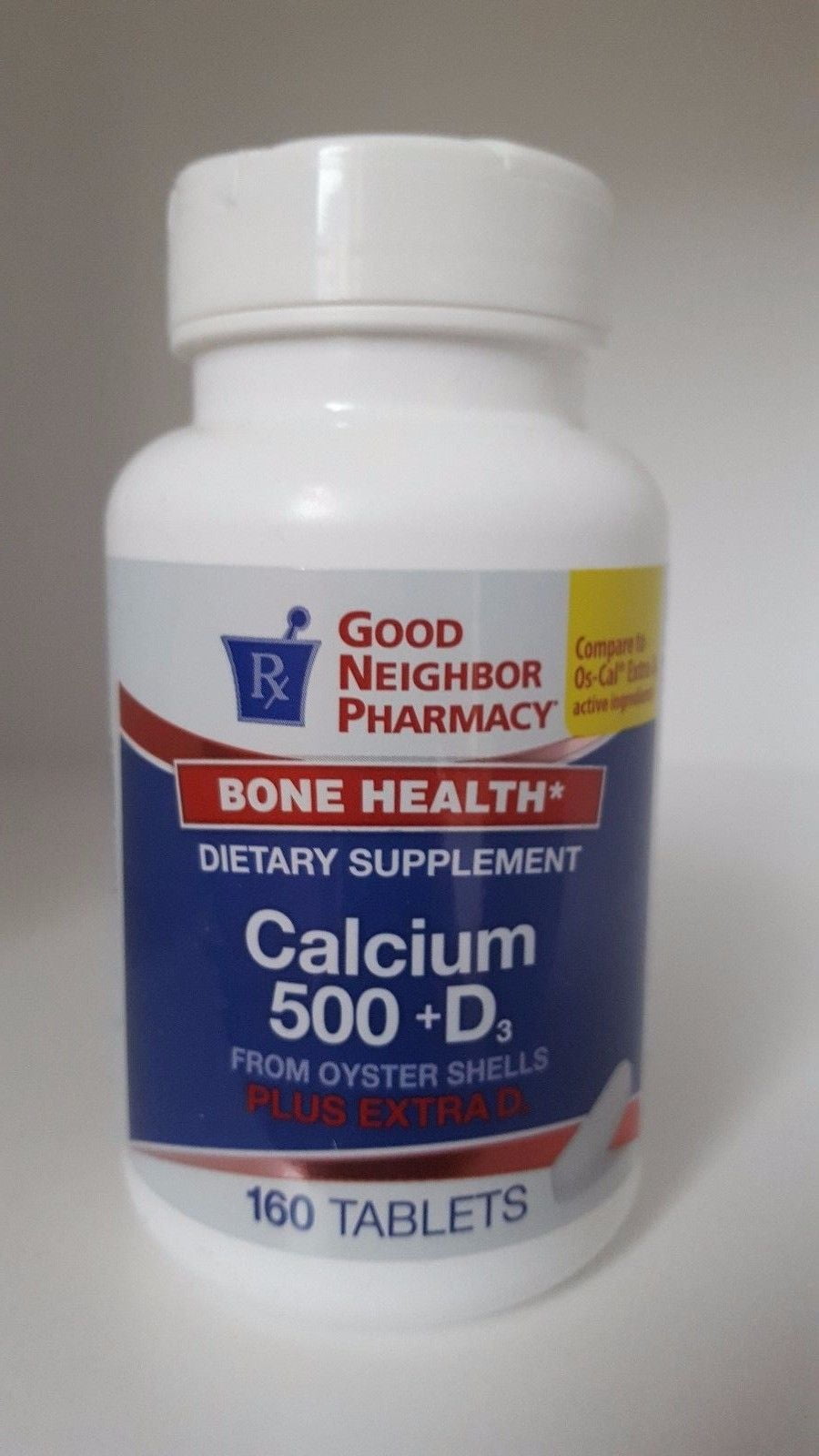 Gnp Calcium+d 500 Mg Tablet 160ct - Walmart.com