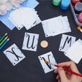 84PCS Letter Stencils 2 Inch Reusable Plastic Alphabet Numbers Symbols ...