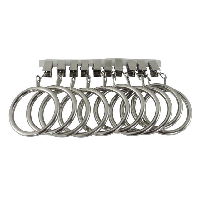 Design Mode 32-LWC4113-BN Plated Brushed Nickel Finish Metal Clip Ring ...