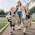 ALAZA Leopard Skull Print School Book Bag Kids Tote Bags Handbag ...
