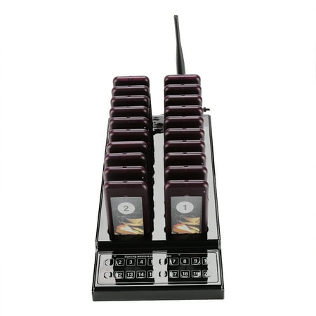 Restaurant Pager System, Guest Paging System, 100-240V 20 Channels For ...