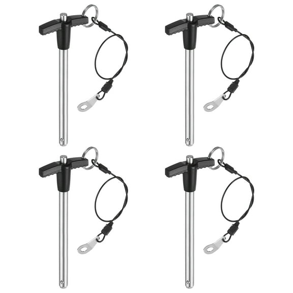 Uxcell 4Pack T Handle Lock Pins, 6mm x 90mm Usage Length Stainless ...