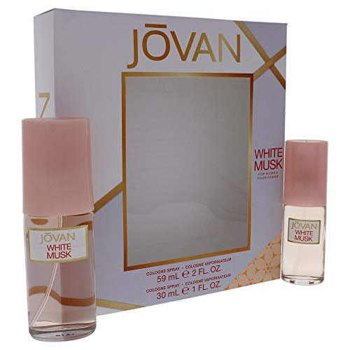 Jovan White Musk by Jovan for Women - 2 Pc Gift Set 2oz Cologne Spray ...