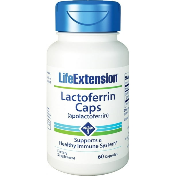 Life Extension - Lactoferrin (apolactoferrin) Caps - 60 Capsules ...