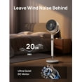 "DREO Smart Fan, 120Â° Oscillation, 9 Speeds, 6 Modes, RGB Light, 20dB ...