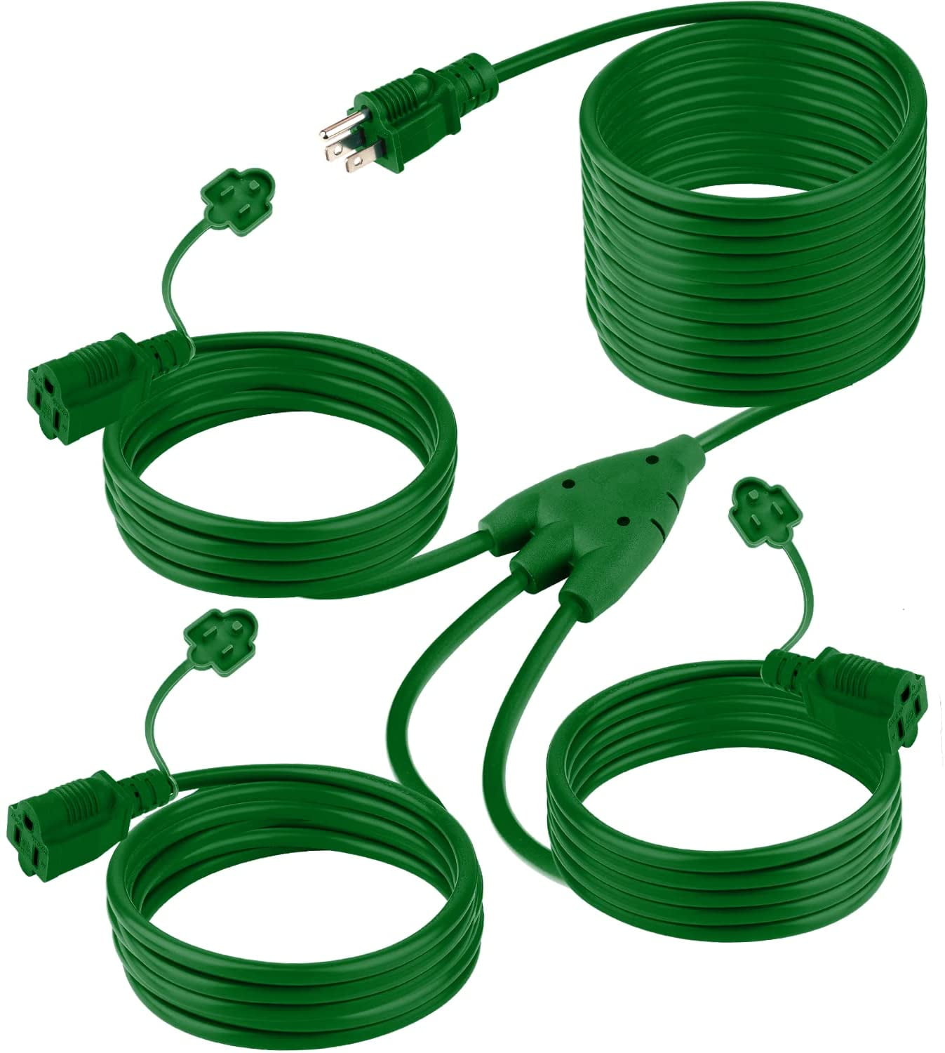 Buy Extension Cord 1 to 3 Splitter, Total 40 FT, Max Length 28 FT from ...
