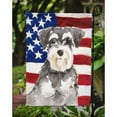 Patriotic USA Schnauzer 2 Garden Flag - Walmart.com