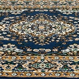 Allstar Blue Woven High Quality Rug. Traditional. Persian. Flower ...