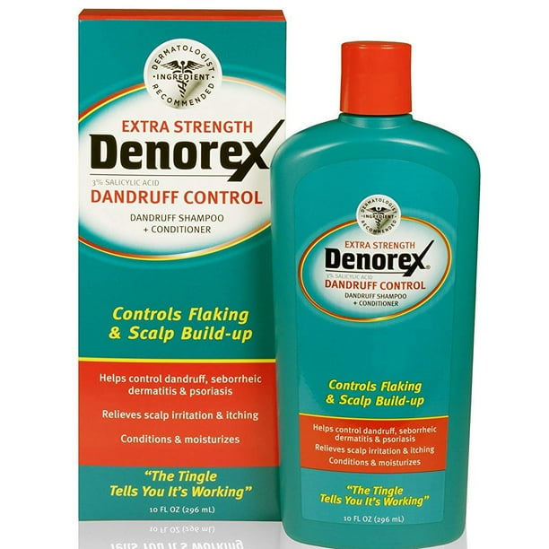 Denorex Extra Strength Dandruff Shampoo + Conditioner 10 oz - Walmart ...