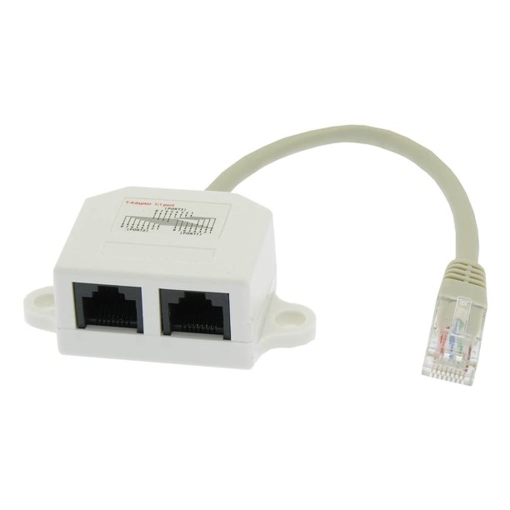 Cat5E RJ45 10/100 Type 7 Base-T Pigtail Ethernet Splitter By FireFold ...