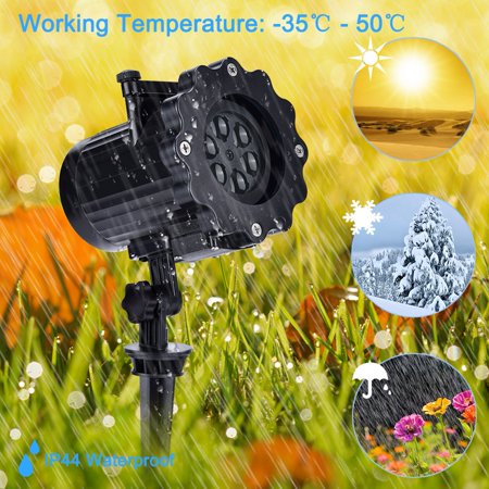 Rotating Waterproof LED Landscape Spotlight For Christmas, Solid ...