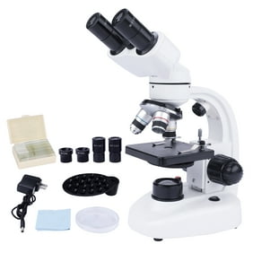 AmScope 50W LED Fiber Optic Dual Gooseneck Lights Microscope ...