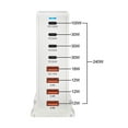 240W USB C for Charger 8-Port Multiple Devices Charging Station New ...