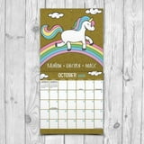 2020 Unicorns Mini Calendar - Walmart.com