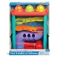Kidoozie Pound-A-Ball Tower - Baby Ball Drop & Hammer Toy - Safe ...