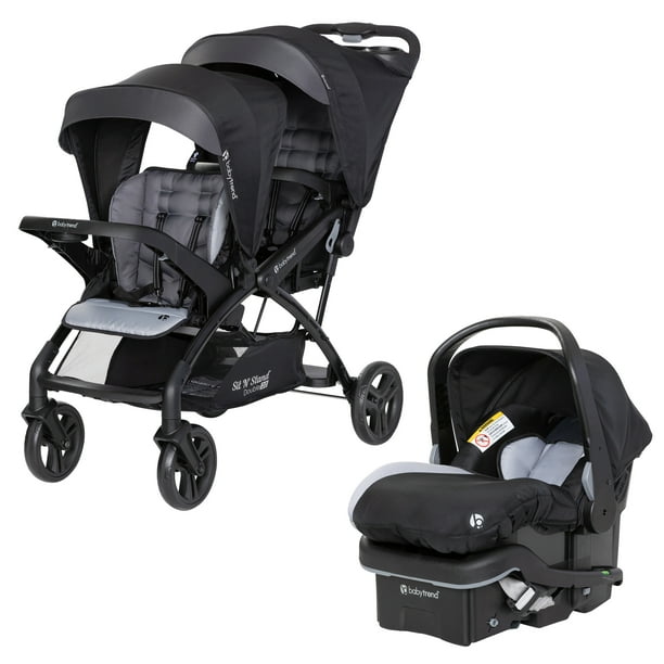 Baby Trend Sit N Stand Double Stroller with EZ-Lift Plus Car Seat ...
