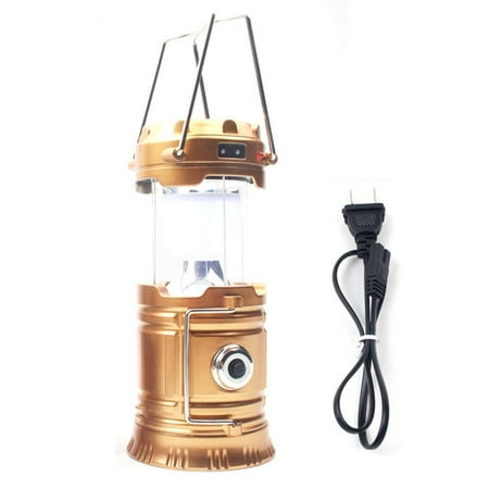 Hand-held or Hanging USB Rechargeable LED Camping Lantern Solar ...