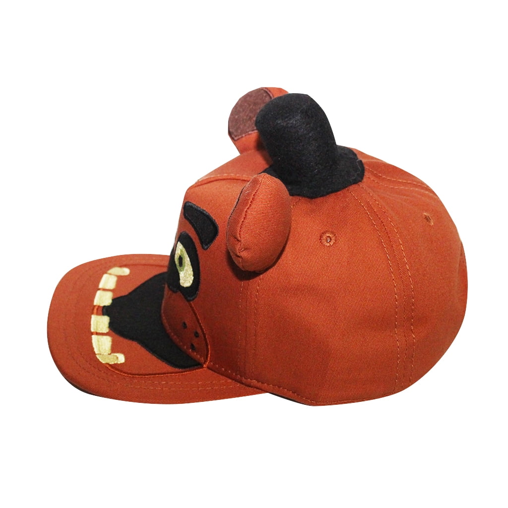 Bioworld Brown Licensed Five Nights at Freddy’s “Freddy” Big Face, Hat ...