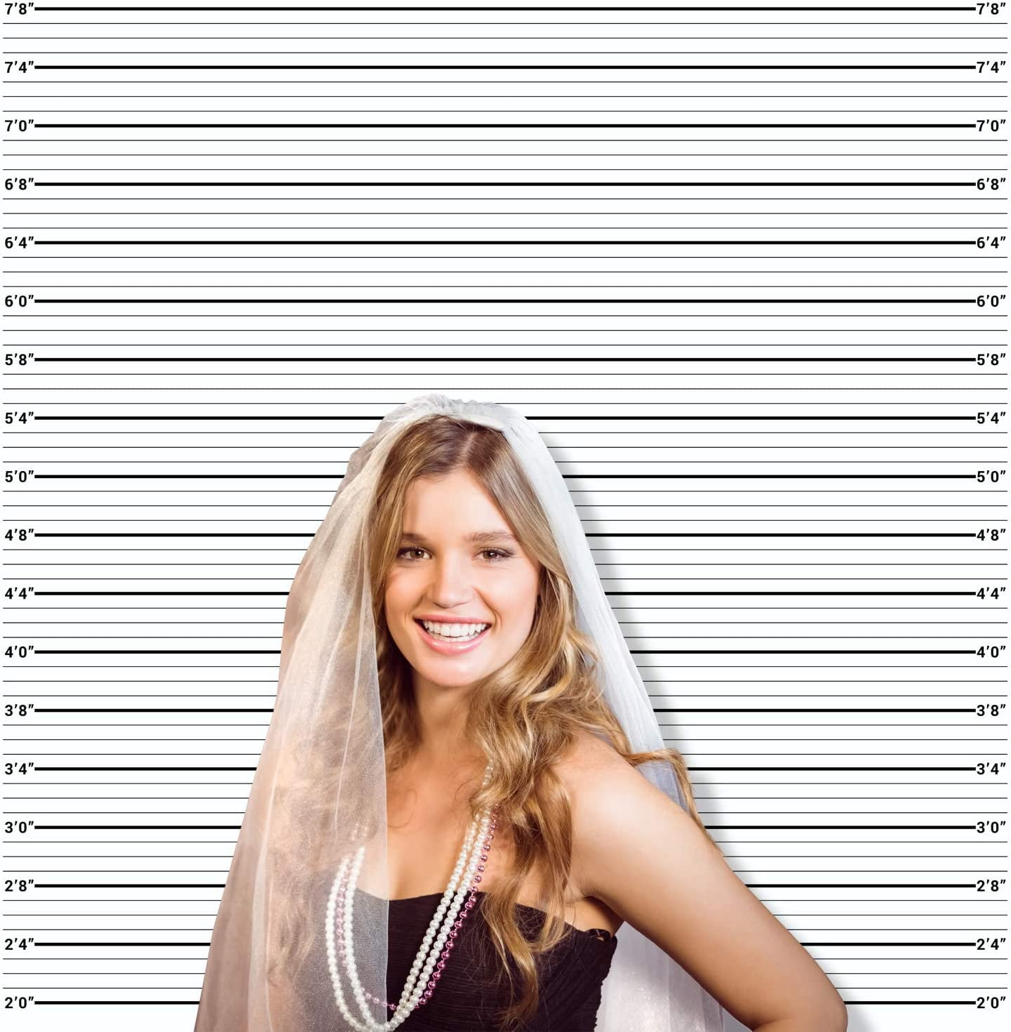 Mugshot Photo Booth Backdrop Banner - 6x6ft, Wide Australia | Ubuy