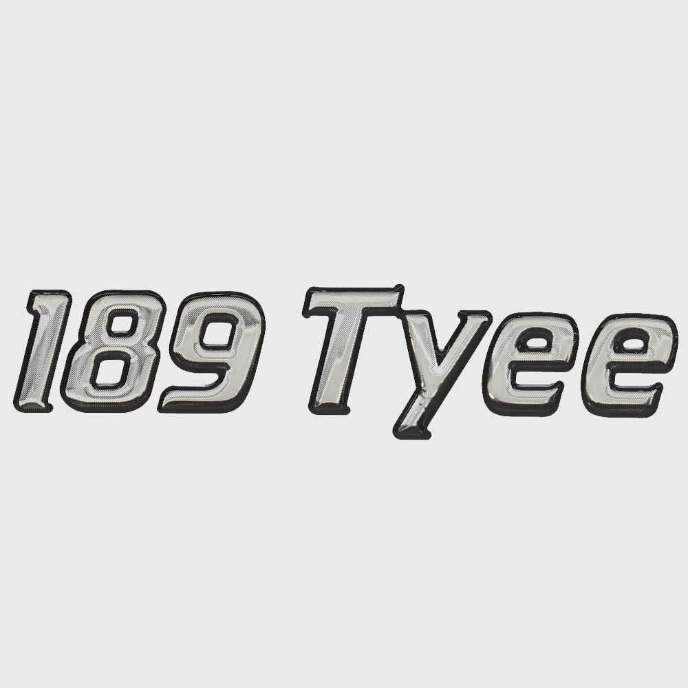 Lund Boat Raised Emblem Decal 2240707 | 189 Tyee Silver Black Sticker ...