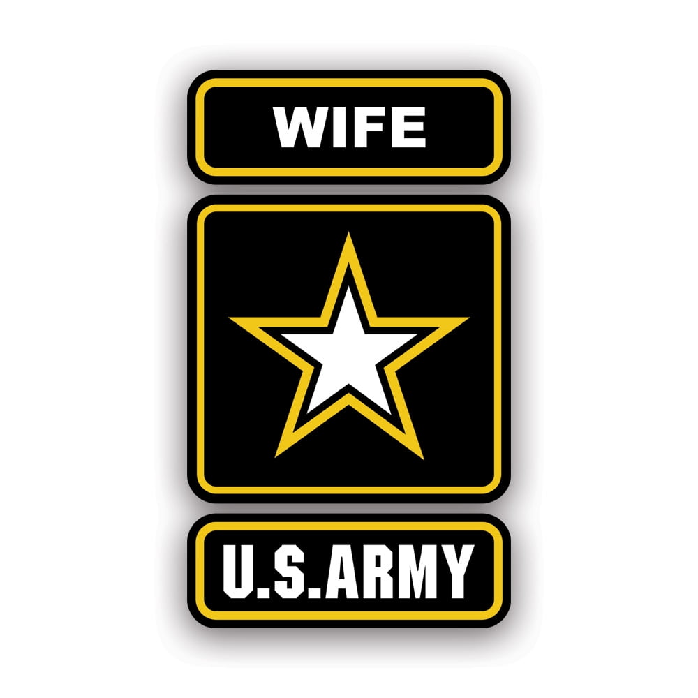 Army Wife Sticker Decal - Self Adhesive Vinyl - Weatherproof - Made in ...